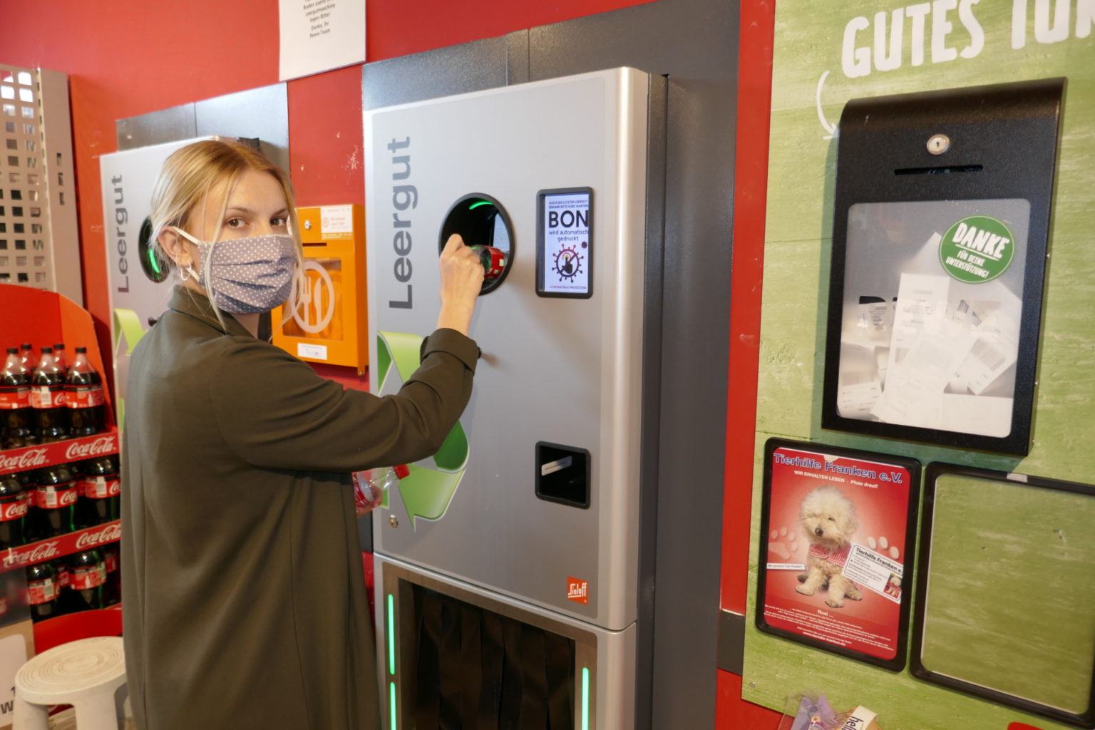 REWE Leergutaktion geht weiter! – Tierhilfe Franken e.V.