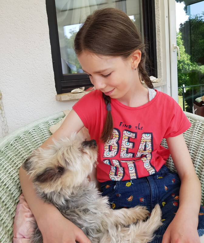 Fabienne besucht Lauri – Tierhilfe Franken e.V.